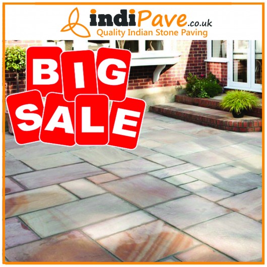 Camel Buff Indian Sandstone Paving Slabs Patio Packs 22mm | Indipave ...